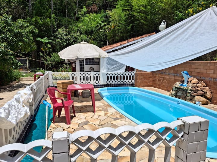 Casa Na Mata Céu Iluminado - Guararema