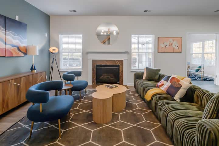 Near Outlets+clt • Sunroom+fireplace • Kings+bunks - Lake Wylie, SC