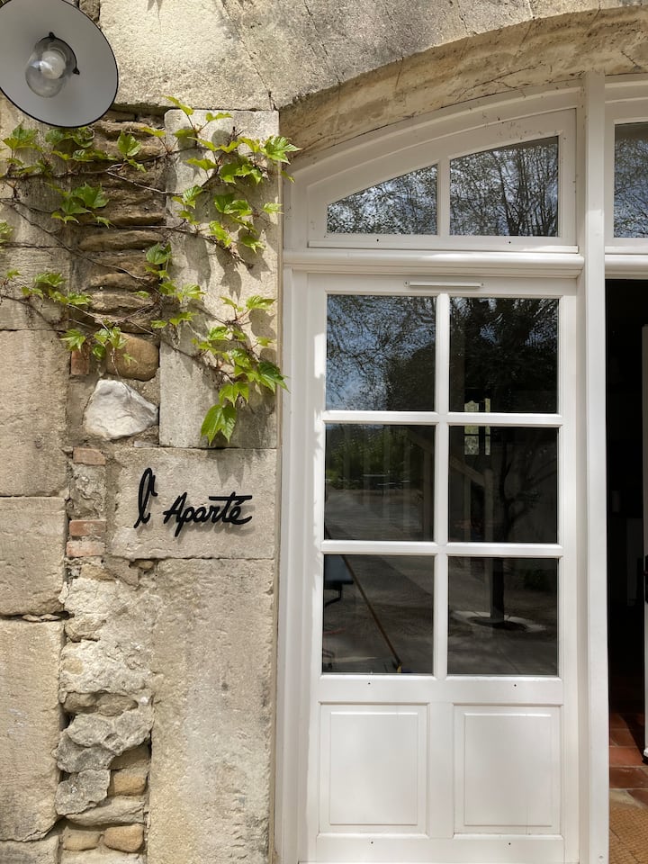 L'aparté - Mas Des Platanes | Piscine Chauffée - Valréas