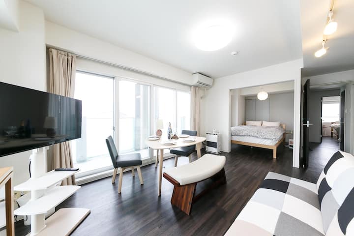 Otaru*ocean View*3ベットルーム*ロマンスstグルメ*キロロ*ロマンスst*エスコン - Otaru