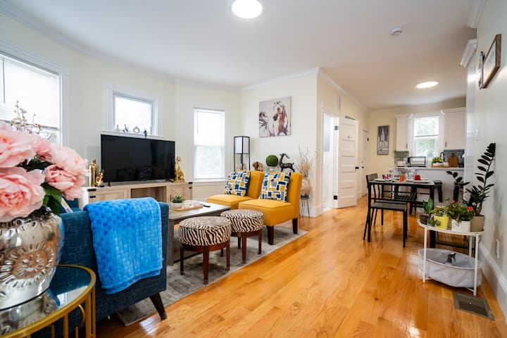 14b13_comfy 3br Near Boston, Red Line & Parking - Boston, MA