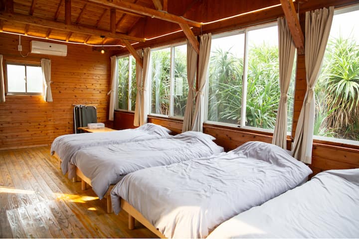 【1日1組限定】ウミガメが来るビーチ直結。仲間と気兼ねなく過ごす大人の秘密基地 - 아마미시