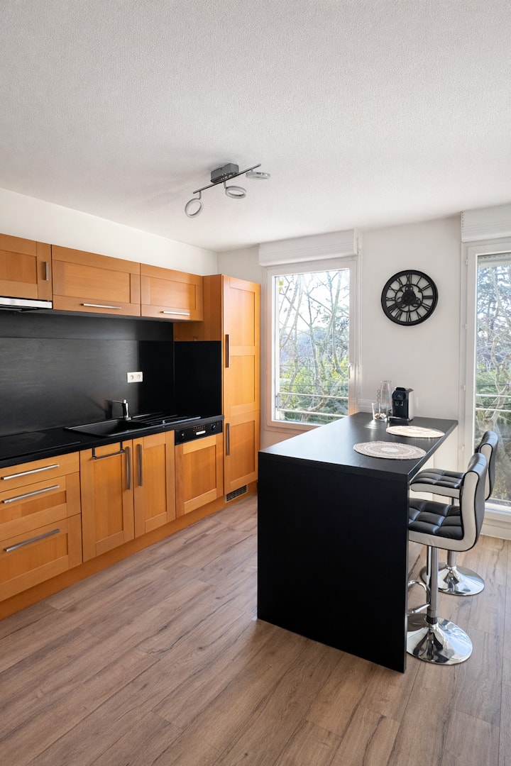 T2 Avec Terrasse Et Box Proche Eurexpo/groupama - ibis Lyon Carre De Soie