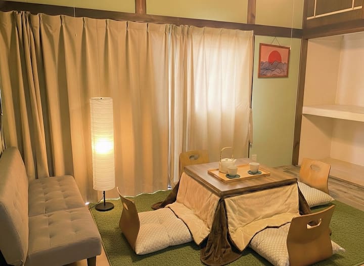 最大9名｜近隣公園に桜！コタツと折り紙体験で日本文化を満喫｜和モダン一軒家｜池袋・渋谷・新宿まで直通 - 戶田市