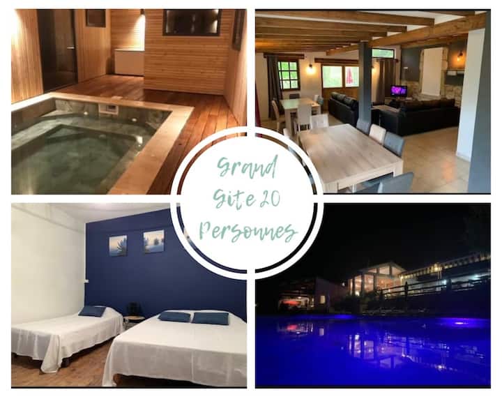 Grand Gîte Et Spa / 24 Personnes - Dieulefit