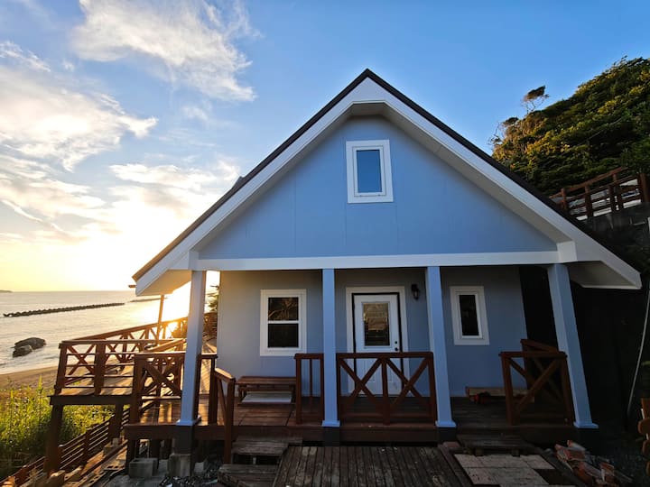 【海まで30秒】絶景オーシャンビューとサンセット！最大11名/bbq/シアター完備のプライベート別荘 - Shima