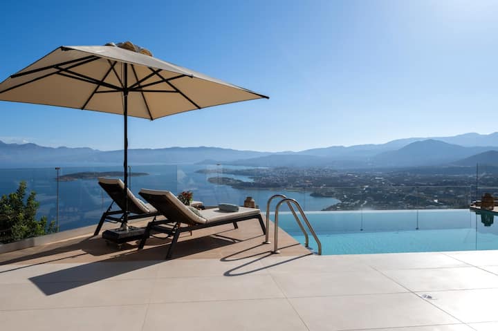 Majestic View Villas - Iris(heated Pool) - Agios Nikolaos