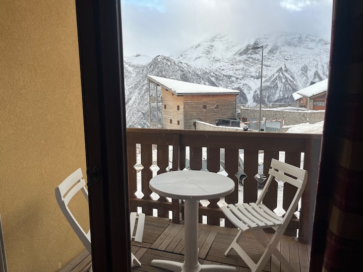 T2  4 Pers – Balcon & Vue Montagne – Familles - Lac des Estaris