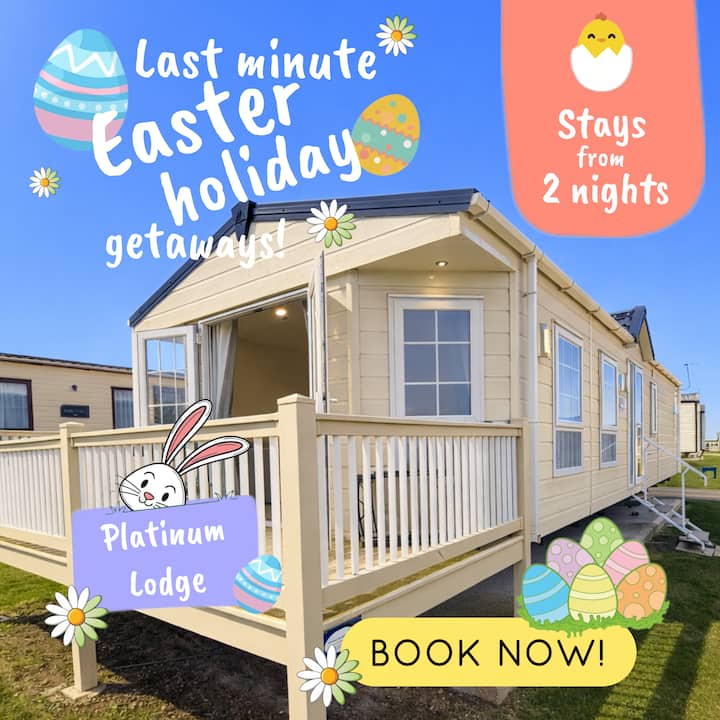 Modern Seaside Holiday Home With Balcony Sleeps 6 - Isle of Sheppey