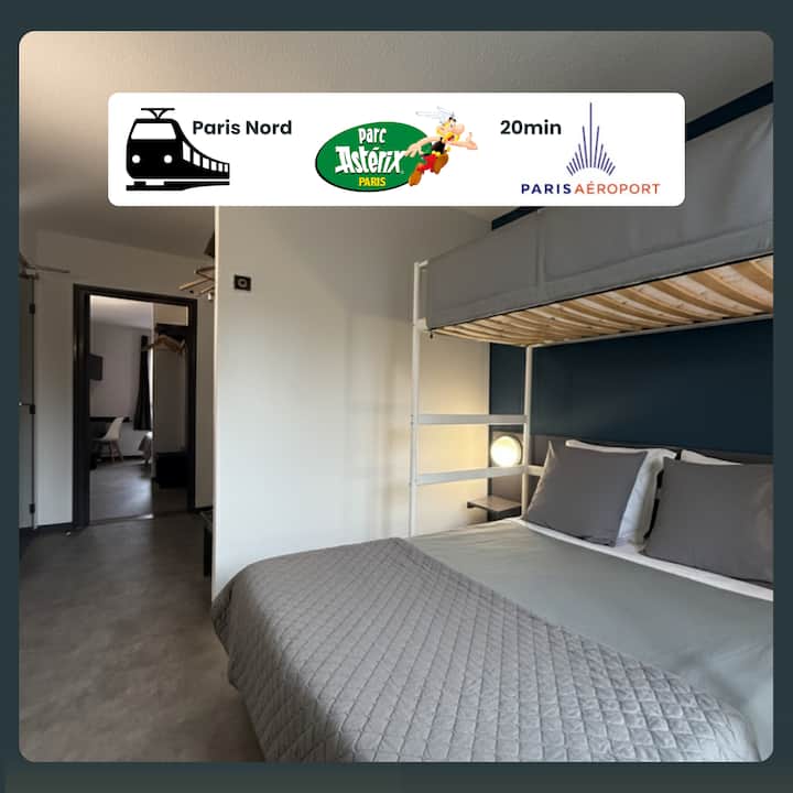 Chambre 6 Personnes -Paris-cdg-asterix-chantilly - Chantilly