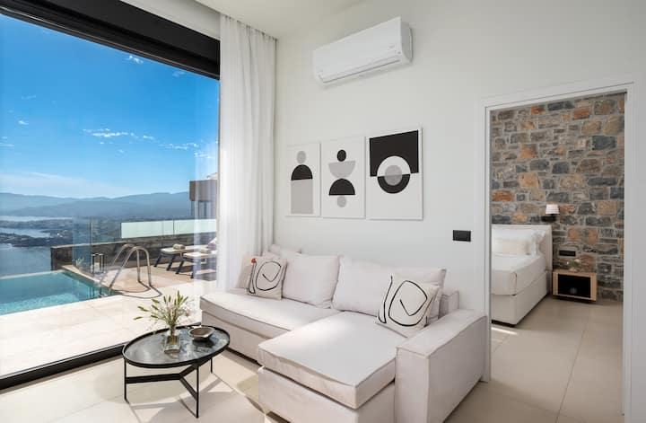 Majestic View Villas - Melia(heated Pool) - Agios Nikolaos