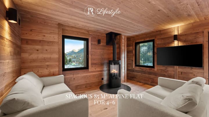 Spacious 85 M² Alpine Flat For 4–6 - Champéry