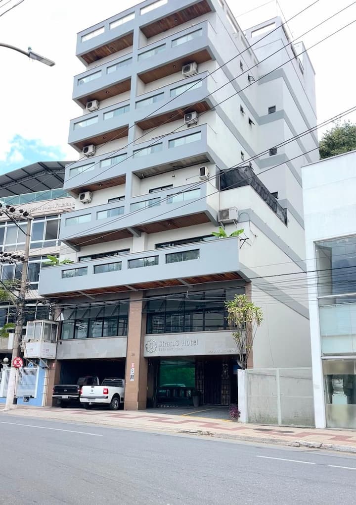 Hotel Stratus Centro - Duplo - Volta Redonda