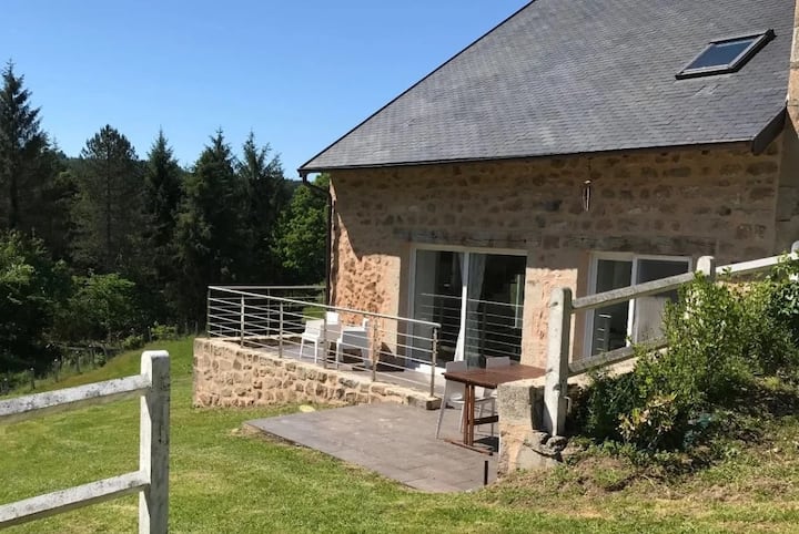 Maison De Charme - Piscine Et Nature - Bourganeuf