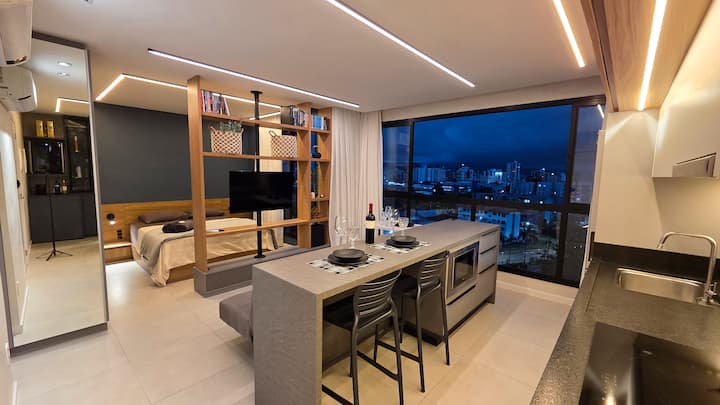 Loft Premium A/c E Piscina Studio H 603 - Joinville, Brazil