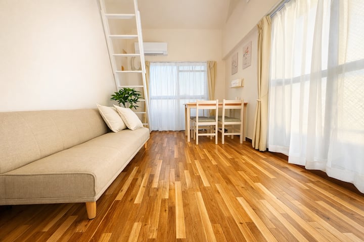 別府Or六本松駅徒歩6分｜天神・博多10分圏｜最大5名 駅近 - Fukuoka, Japan