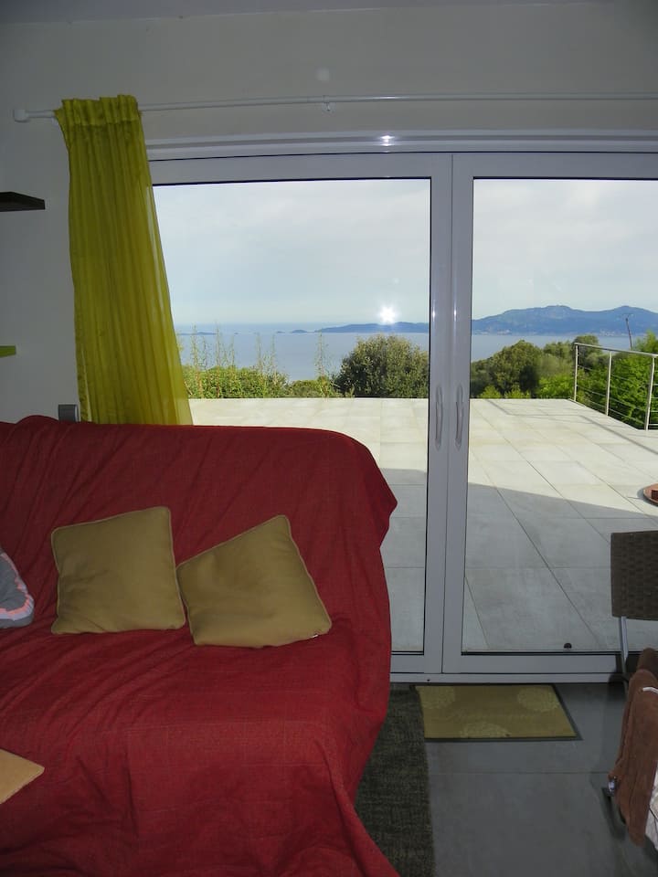 85m2, Calme, Vue Magnifique Golfe D Ajaccio, Clim - Serra-di-Ferro