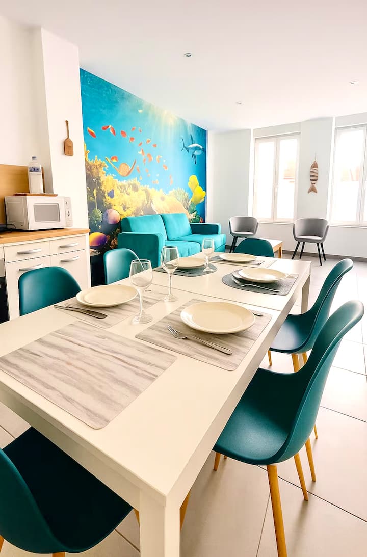 Appartement Cosy & Moderne 6 Personnes - Boulogne-sur-Mer