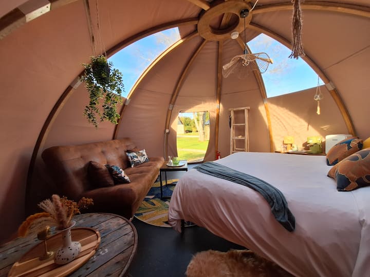 Romantische Glamping Dôme In Champagne Bij Troyes - Aube