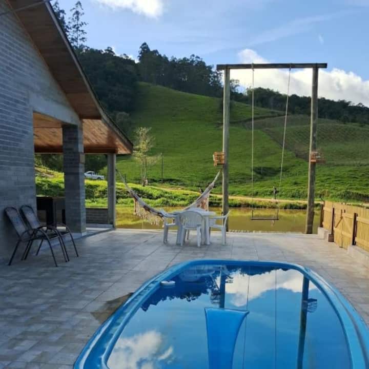 Sítio Com Piscinas Adulto E Infantil - Grão Pará