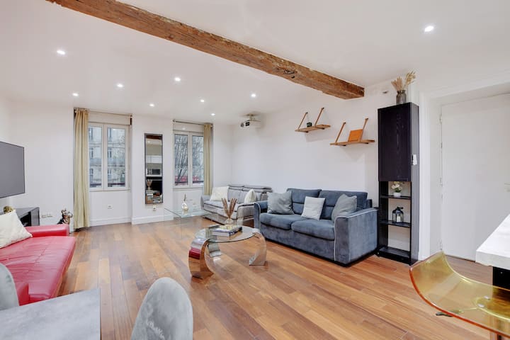 Louis Blanc - Appartement Charmant - 1br/8p - Paris