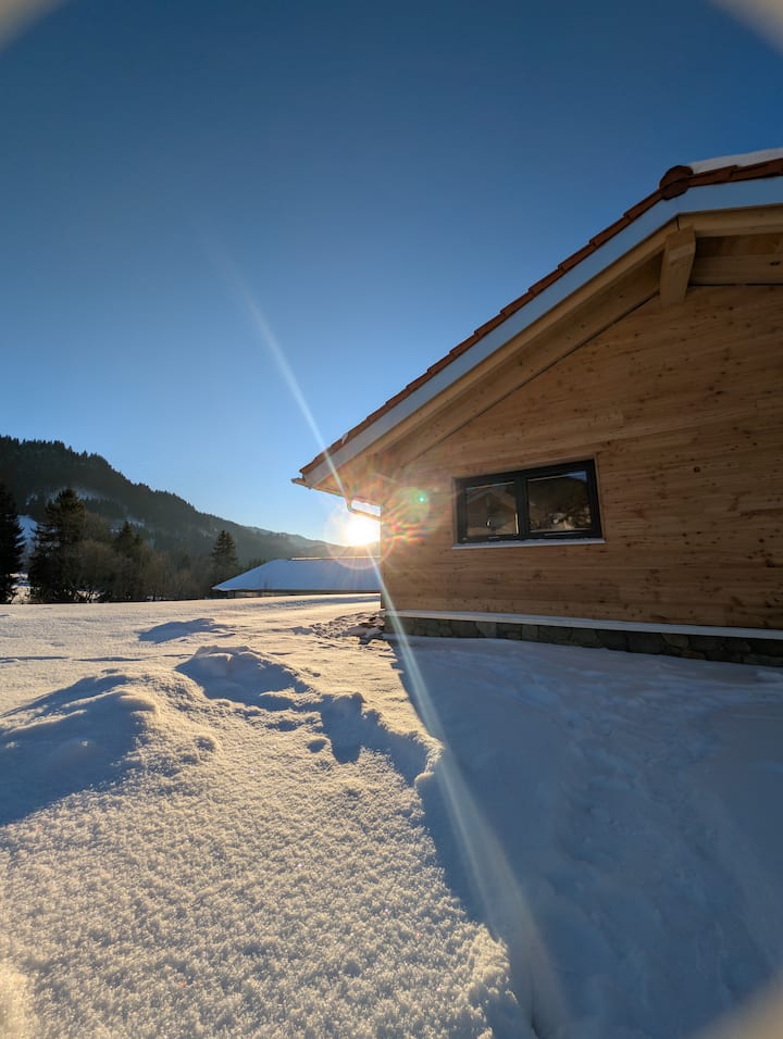 Whirlpool, Natur, Auszeit | Chalet Berg & Balance - Jungholz