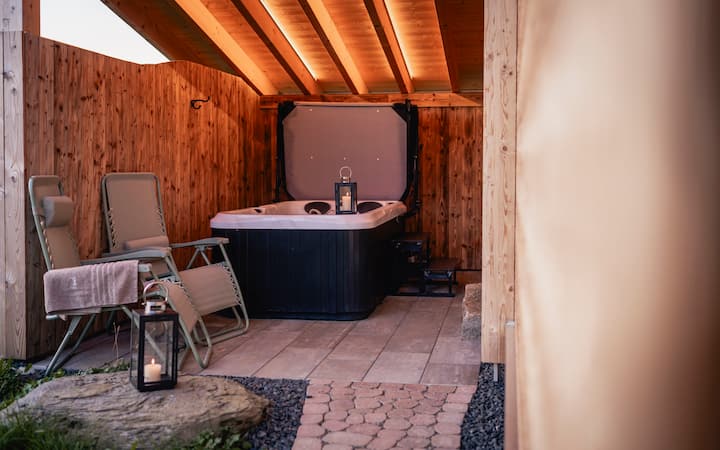 Hot Tub, Nature, Time Out | Chalet Berg & Balance - Allgäu