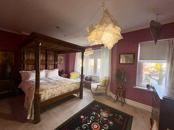 4 Poster Double Bedroom Close To City Centre - Cardiff