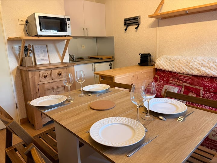 Studio Au Roche Mantel 2 A 4 Personnes 100m Jandri - L'Alpe d'Huez