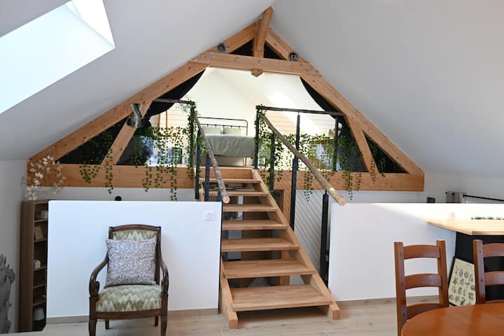 Loft (4 Pers) Balnéo Privée La Lisière De La Forêt - Chambéry