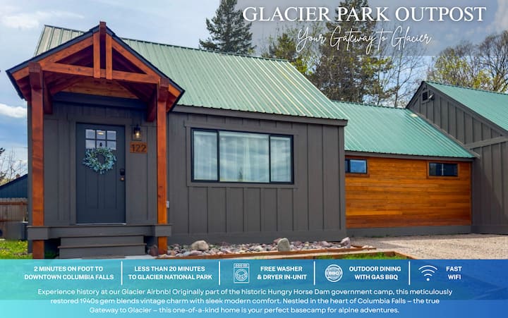 Glacier Natl Park Outpost | A Peak & Pine Rental - Columbia Falls, MT