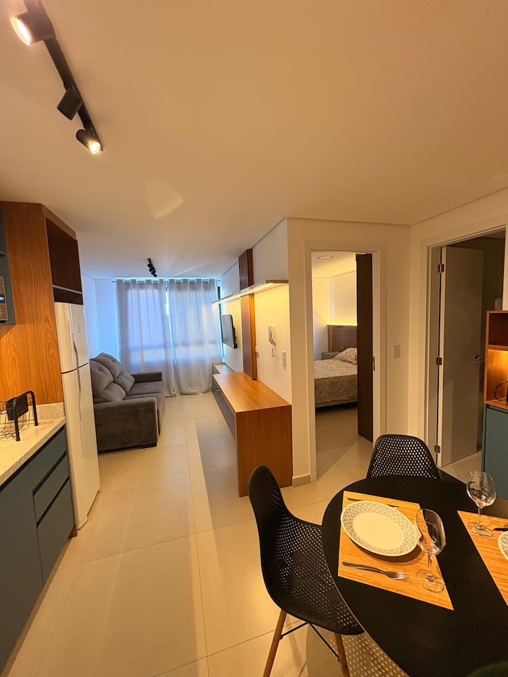 Modern Apartment | View, Downtown And 500mb Wi-fi - Curitiba