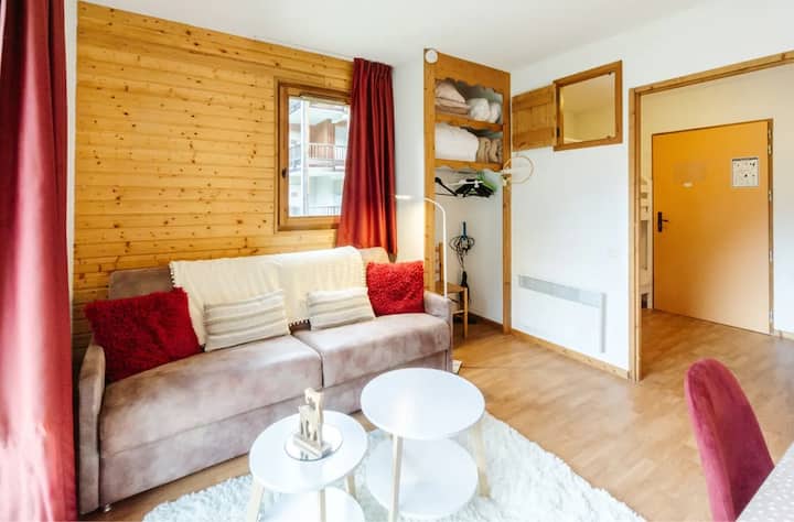Accès Val Thorens - Studio 4 Pers Piscine & Spa - Lac de Bissorte