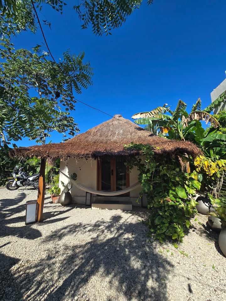 Palapa Privada Con Jardín Y Vista A La Laguna - Bacalar