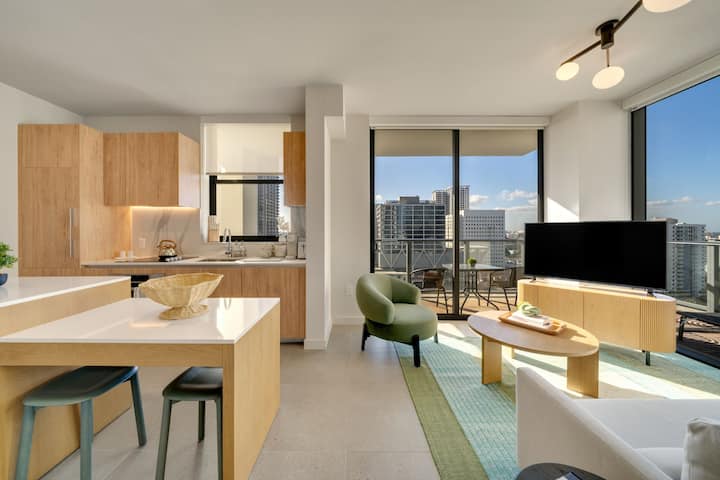 Crosby Miami Wtc 2br/2ba Downtown City #1814 - Miami
