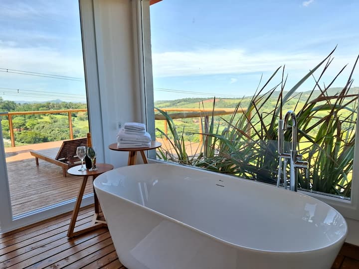 Chalé Colina De Atibaia - Vista Incrível • Ofurô - Atibaia