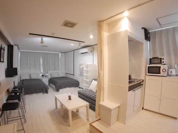 A3【8f】熊本市繁華街の中心8fフロア貸切6名迄可。熊本城、熊本観光に便利。 - Kumamoto