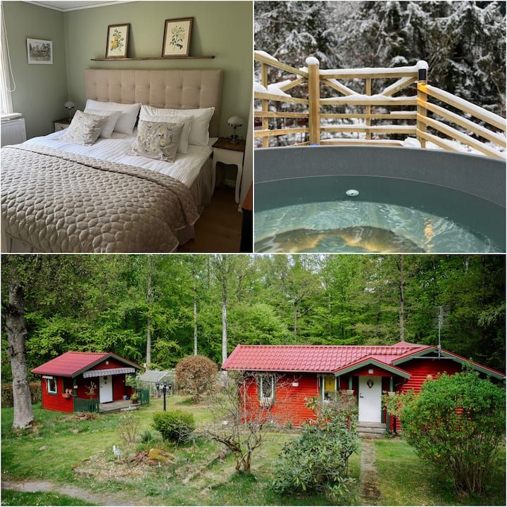 Lillaskog - Stuga Med Uppvärmd Badtunna Vid Skog - Hässleholm