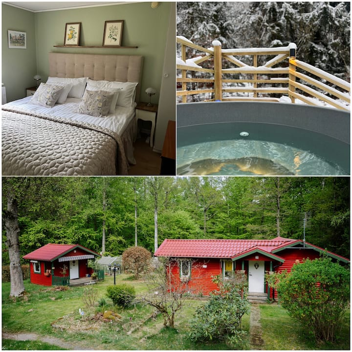 Lillaskog - Stuga Med Uppvärmd Badtunna Vid Skog - Hässleholm