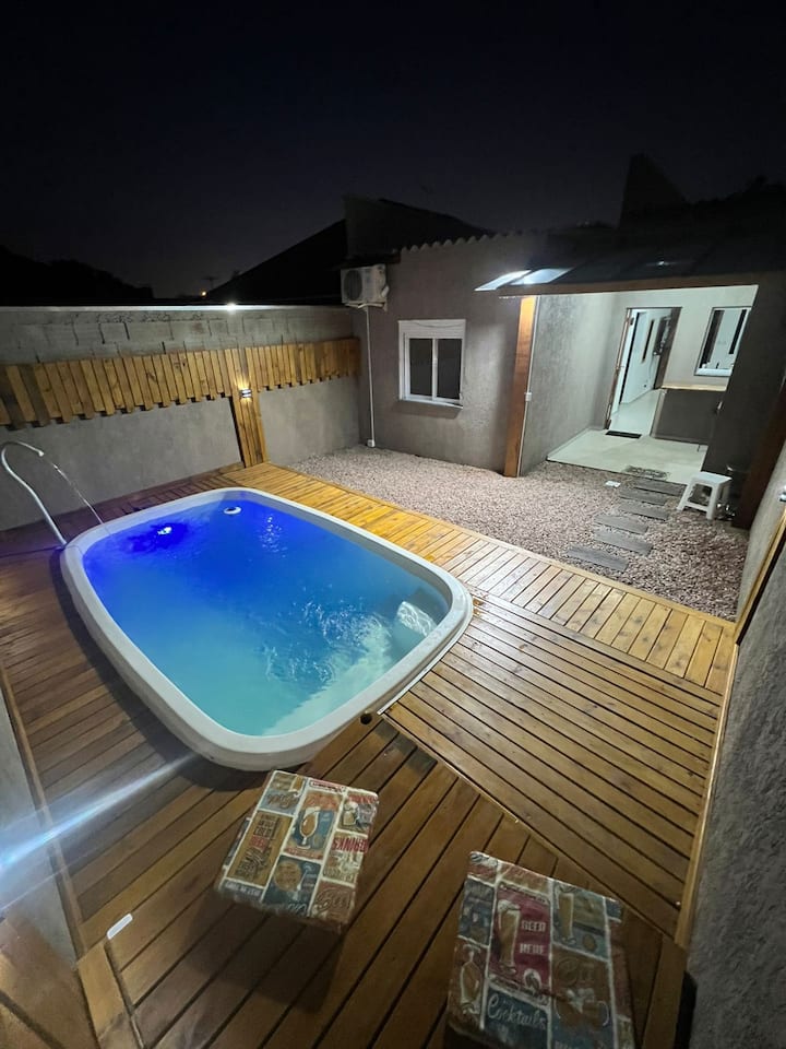 Casa Com Piscina E Ar Condicionado Em N. Tramandaí - Tramandaí