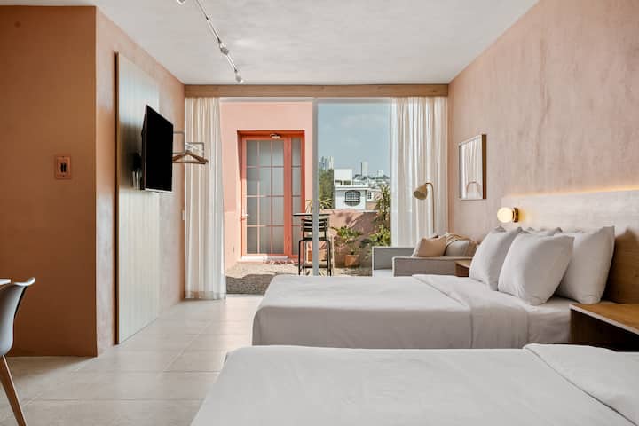 Centro Suite Doble Con Terraza - Querétaro