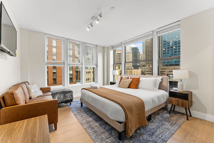 808b Luxuryboston Studio|walk To T|prime Location - Boston, MA