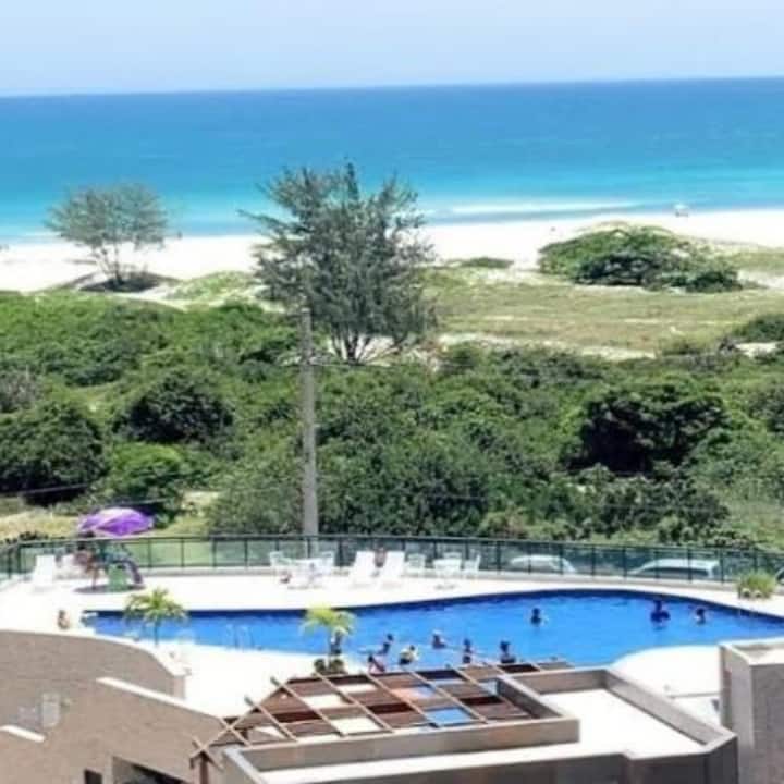 Apartamento Frente Ao Mar Condomínio Com Piscina - Arraial do Cabo