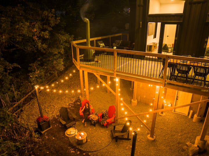 Panoramic Views/beach Access/luxe Modern Cabin - Greenwood Lake, NY