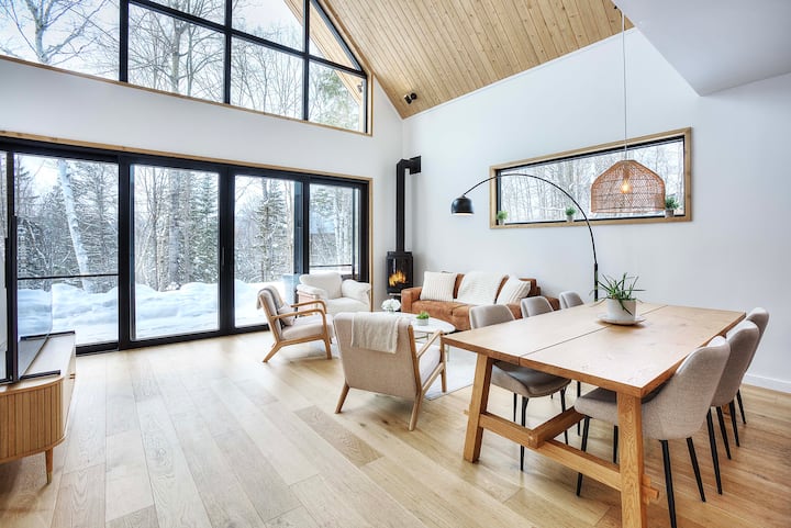 Chalet De Luxe Scandinave Avec Grand Spa Privé - Mont-Tremblant