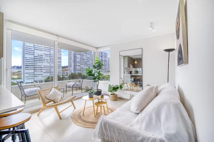 Chill Stay Concón: Moderno Departamento Con Wifi - Concón