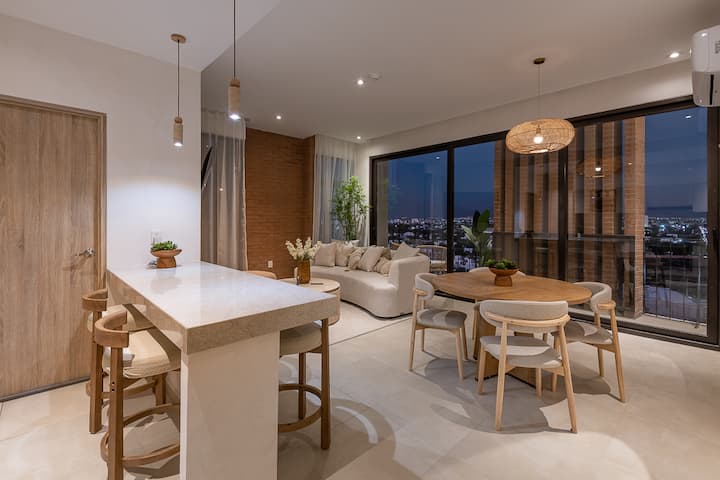 Lujo Nórdico: Penthouse Amueblado, 100% Equipado. - Aguascalientes