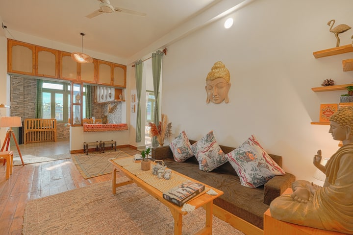 Bir Downtown 2bhk - Landing Site 5 Mins - Bir