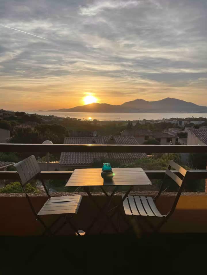 Terra Bella Magnifique Vue Sur Le Golfe D’ajaccio - Porticcio