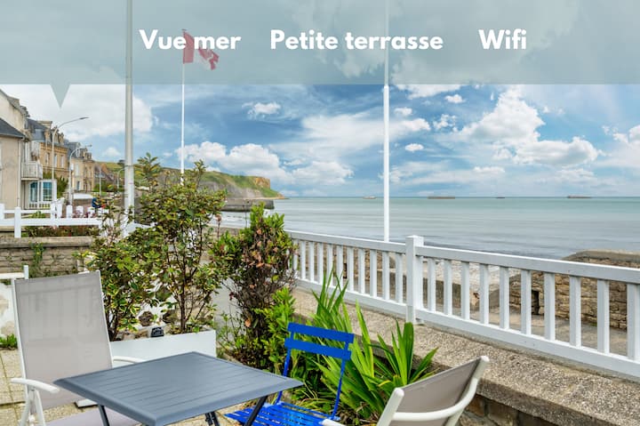 Appartement En Front De Mer - Terrasse, Wifi - Arromanches-les-Bains